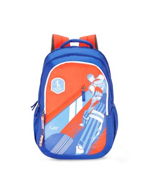 Buy Skybags Polyester 36L Riddle School Backpack Blue (7 Years And ...