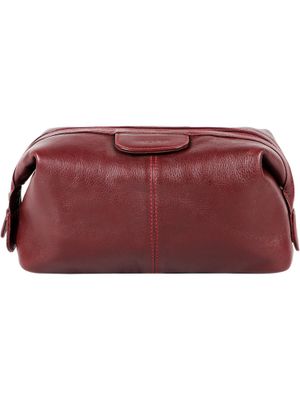 Buy Hidesign Red Solid Pouch Online