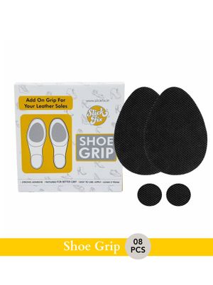 Buy SlickFix Non-Slip Shoes Grips Adhesive (Pack of 8 With Heel Grip ...