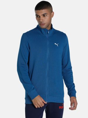 Puma Jackets : Buy Puma Zippered Sweat Tr Men Blue Jacket (XL) Online ...