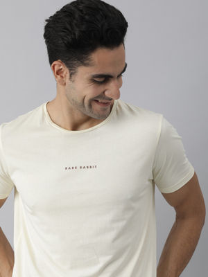 Rare Rabbit T-Shirts : Buy Rare Rabbit Off White Casual Tshirts Online ...