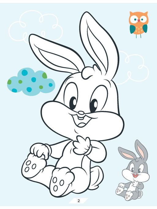 cute baby looney tunes coloring pages