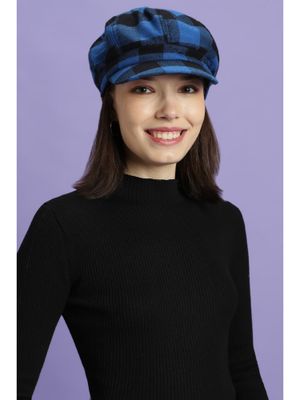 Buy Forever 21 Blue Checked Hats Online