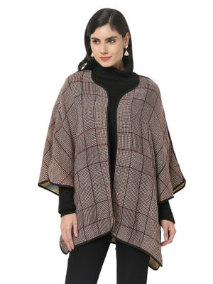 Buy Owncraft Checkered Wool Cape Online