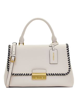 Buy MIRAGGIO White Edna Handbag (M) Online