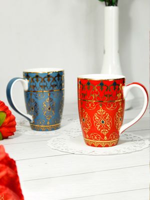 Buy Vola Magnus Mughal Mugs Set of 2 (270ml) Premium and Elegant ...