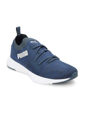 Buy Puma Flyer Runner Engineered Knit Men Blue Running Shoes Online