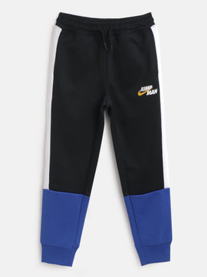 Jordan joggers_sportswear_kids : Buy Jordan Boys Black Colorblock ...
