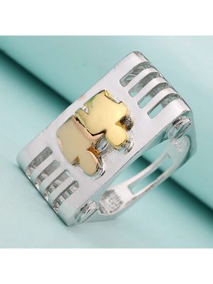 Buy Voylla Gemini Rashi Symbol Designed Ring for Men Online