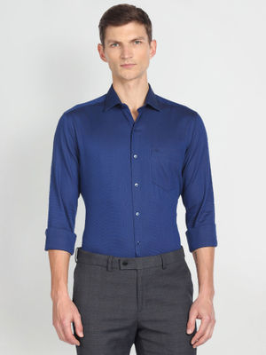 Buy Arrow Self Design Ceremonial Formal Shirt Online
