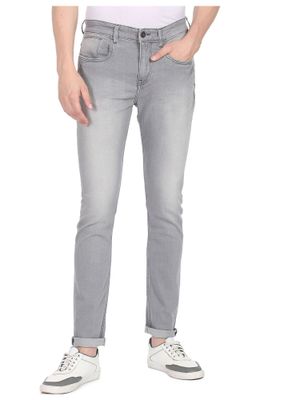 AD By Arvind Jeans : Buy AD By Arvind Men Light Grey Mid Rise Stone ...
