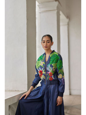 Buy BETRUE Denim Buda Embroidered Jacket Online