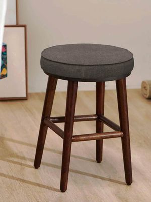 Buy Chumbak English Cafe Stool - Brown Coal Online