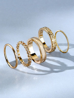 Accessorize London Rings : Buy Accessorize London Womens Gold Flower ...