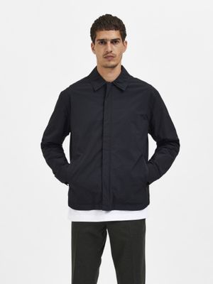 Buy Selected Men Solid Casual Black Jacket Online