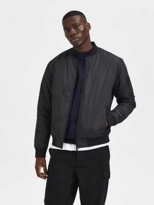 Buy Selected Men Solid Casual Black Jacket Online