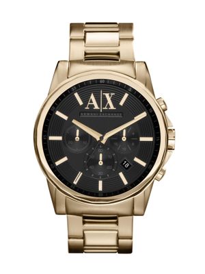 Buy ARMANI EXCHANGE Gold Strap Casual Watch AX2095 Online