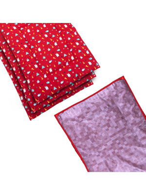 Buy Nuluv Baby Red Diaper Changing Mat Plastic Base with 3 Diaper Mats ...