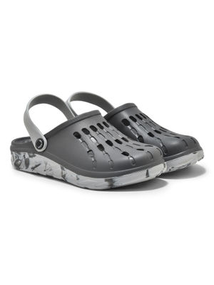 Buy WOODLAND Mens Dark Grey Clogs Online