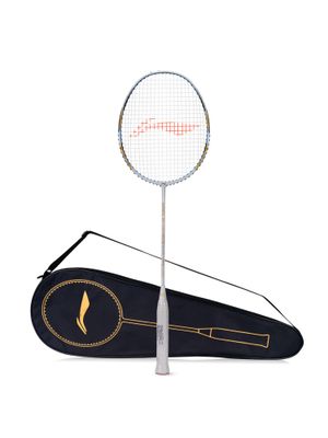 Buy Li-Ning G-Force X5 Carbon Fibre Badminton with Cover-White Online