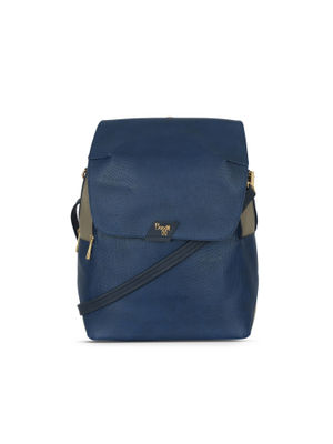 Buy Baggit Loopsided Blue Medium Backpack Online
