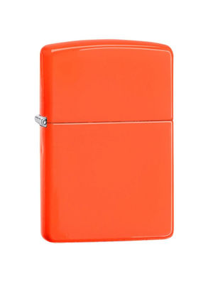 Buy Zippo Classic Neon Orange Windproof Pocket Lighter Online