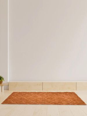 Buy At Home by Nilkamal Diamond Polyester Runner (Dark Beige) online