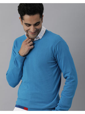 Buy Rare Rabbit Turq Casual Sweaters Online