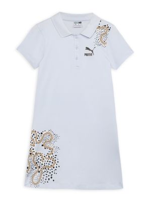 Buy Puma Flower Graphic Girls Blue Dress Online
