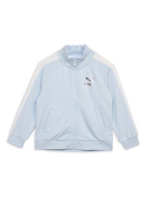Buy Puma Flower Graphic Girls Knitted Blue Jacket Online