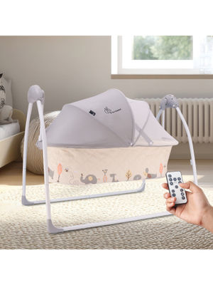 Buy R for Rabbit Cream Solid Blended Fabric Cradle Online