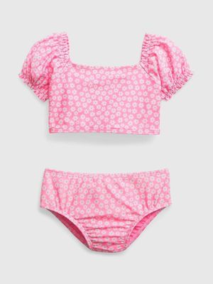 Buy GAP Girls' Floral Puff Sleeve Swimwear (2 Years) Online
