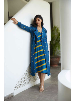 Buy Aapro Label Veronica Convertible Trench Jacket (Set of 2) Online