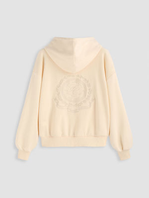 Buy Cider Terry Solid Graphic Pocket Drawstring Hoodie (S) Online