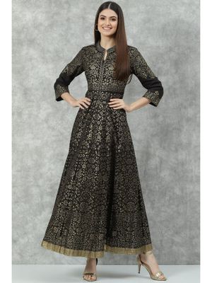 Buy Biba Black Printed Dress Online