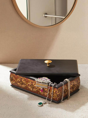 Buy Fabindia Zhuri Wooden Utility Box Online