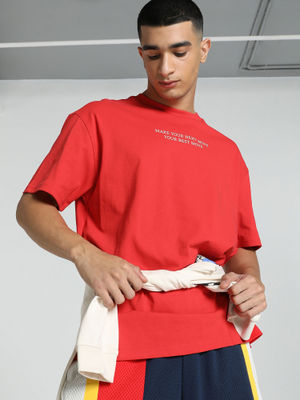 Buy Puma 1-800 Buckets Mens Red T-Shirt Online