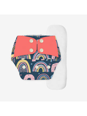 Buy Snugkins Regular Diaper-Free Size Reusable-Rainbow (Set of 2) Online