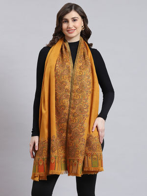 Buy Monte Carlo Mustard Paisley Shawls Online