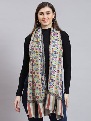 Buy Monte Carlo Multi-Color Floral Shawls Online