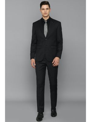 Buy Louis Philippe Black Two Piece Suit (Set of 2) Online