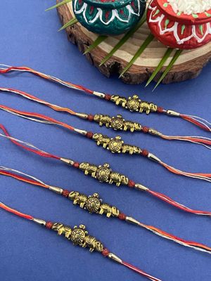 Buy Digital Dress Room Designer Rudraksha Rakhi ElephantTortoise Mauli ...