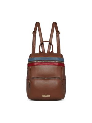 Buy Caprese Brigetta Backpack Medium Brown Online