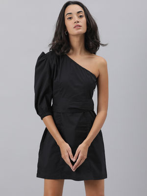 Buy RAREISM Floris Black Dress Online
