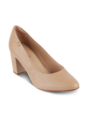 Buy MODARE Beige Block Heels Online