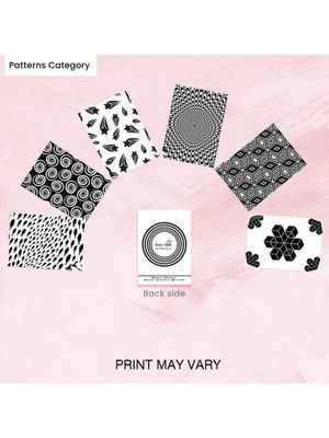 Buy Baby Moo High Contrast Flash Cards Pack of 6 Patterns Black And ...