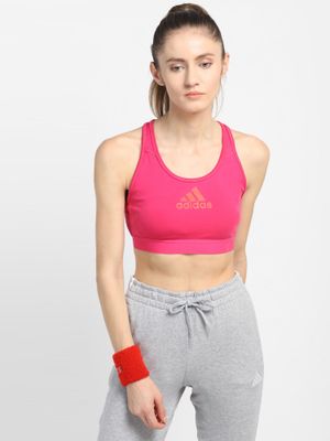 Buy adidas Drst Ask Bra Pink Printed Training Bra Online