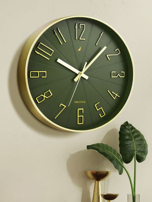 Buy Nautica Modern Wall Clock for Latest Stylish Home 3D Matt Rim Multi ...