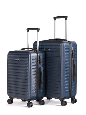 Buy Assembly Hard Luggage Medium Checkin & Cabin Trolley Blue (Set of 2 ...