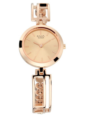 Buy Titan Rose Gold Raga Viva Analog Watch -2622WM01 Online